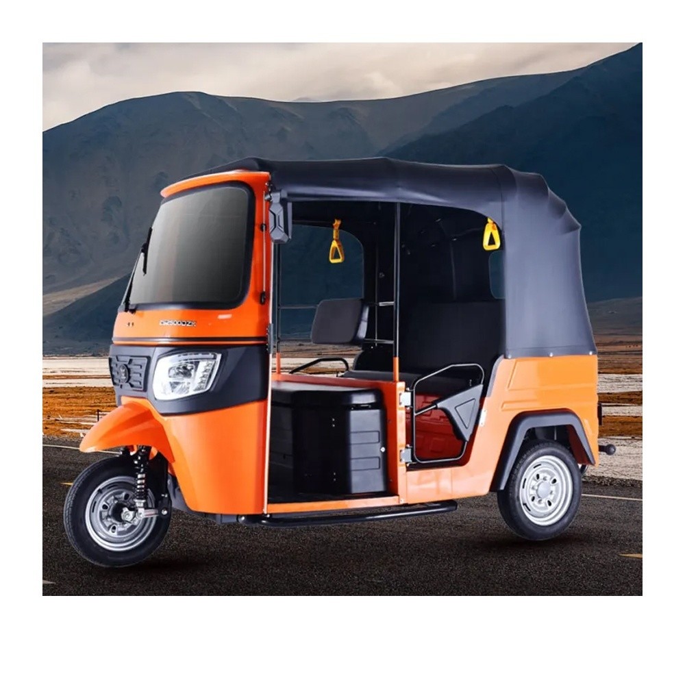 Electric Tuk Tuk Tricycle in Bangkok Open Body Type Accommodates Up to ...